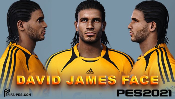 PES 2021 David James Face V1 1992–1999 Liverpool - FIFAPESMarket
